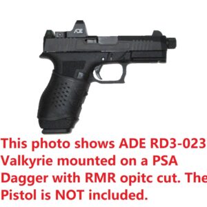 Ade Advanced Optics RD3-023 Shake Wake Valkyrie 4 MOA GREEN Dot Sight for Optics Ready Pistol That is Compatible with RMR fooprint Optics Such as Holosun HS407C/HS507C/HS507T and Riton X3 Tactix PRD.…