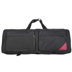 btuty keyboard gig bag for 73-key/76-key electric piano, soft case, durable 600d cloth pe foam padded dual zipper