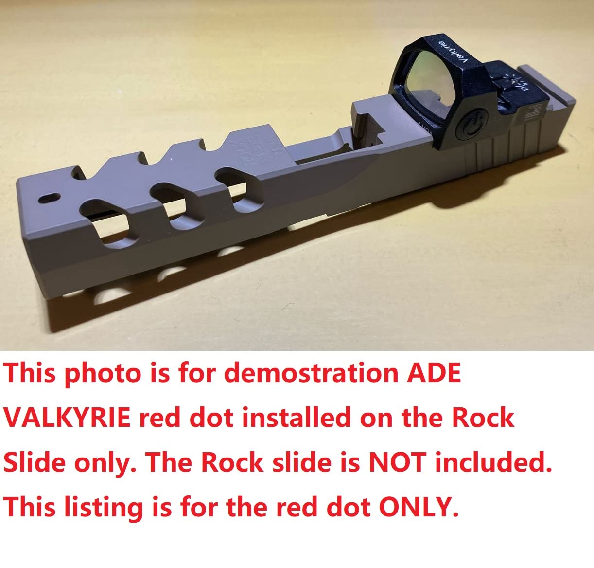 Ade Advanced Optics RD3-023 Shake Wake Valkyrie 4 MOA GREEN Dot Sight for Optics Ready Pistol That is Compatible with RMR fooprint Optics Such as Holosun HS407C/HS507C/HS507T and Riton X3 Tactix PRD.…