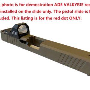 Ade Advanced Optics RD3-023 Shake Wake Valkyrie 4 MOA GREEN Dot Sight for Optics Ready Pistol That is Compatible with RMR fooprint Optics Such as Holosun HS407C/HS507C/HS507T and Riton X3 Tactix PRD.…