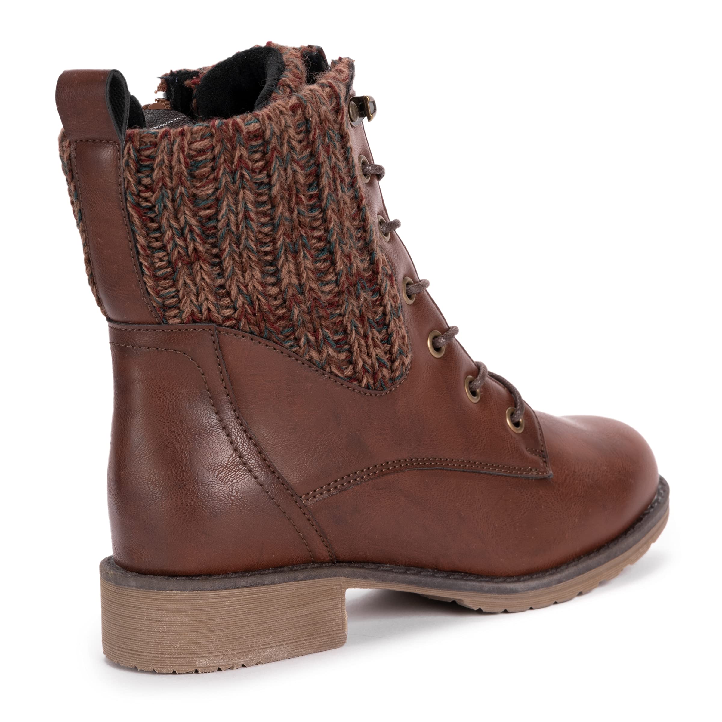 MUK LUKS LUKEES Women's Hiker Everest Boots Fashion, Cognac, 11