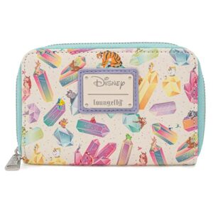 loungefly disney crystal sidekicks zip around wallet