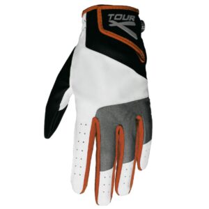 tour x juniors junior golf glove - white - lg lh glove (rh golfer)