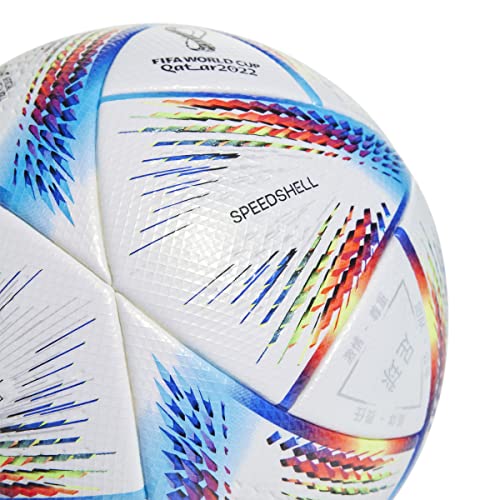 adidas unisex-adult FIFA World Cup Qatar 2022 Al Rihla Pro Soccer Ball, White/Pantone, 5