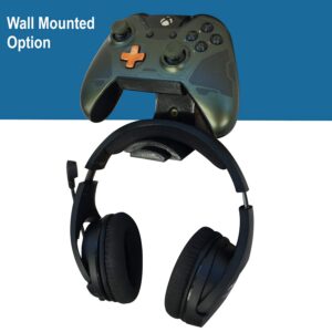 Makers Road - Designed for Xbox One Controller | Steam Controller & Headset Wall Mount - Gaming Setup Wall Mount