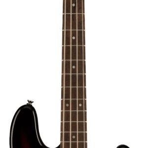 Fender Squier Affinity Precision Bass PJ - 3-Color Sunburst Bundle with Rumble 15 Amplifier, Instrument Cable, Gig Bag, Tuner, Strap, and Austin Bazaar Instructional DVD