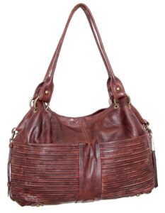 nino bossi handbags tailynn satchel (walnut)