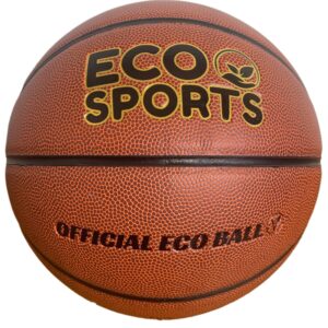 eco sports 27.5 kids basketball - size 5 vegan leather basketballs for boys & girls - youth indoor basketballs for beginners