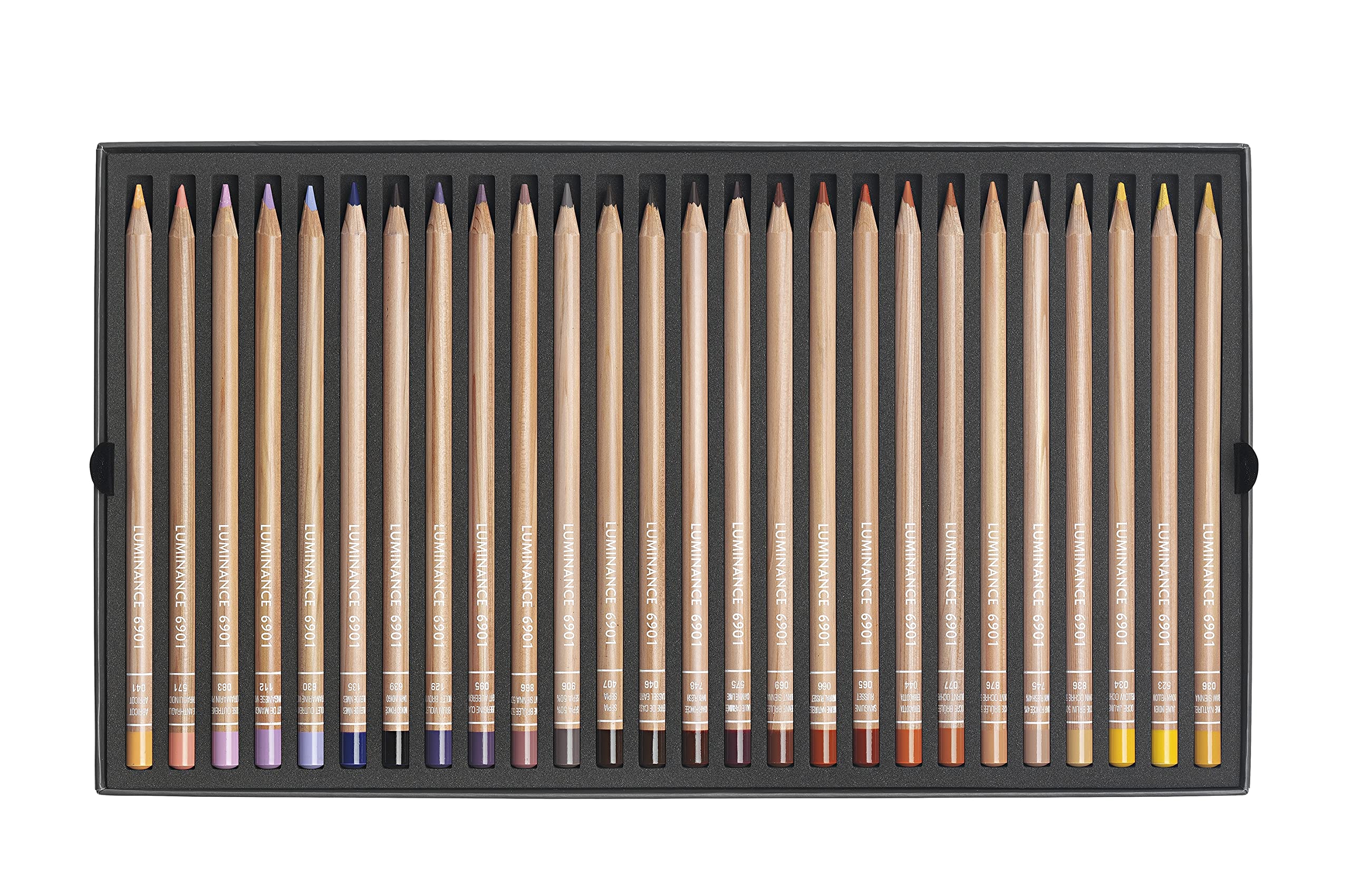 Caran d'Ache Luminance 6901 Box of 100 Individual Coloured, Artists, Colour Coded Pencils & 1 Full & 1 Pencil Blender