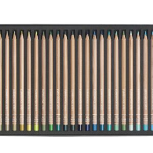 Caran d'Ache Luminance 6901 Box of 100 Individual Coloured, Artists, Colour Coded Pencils & 1 Full & 1 Pencil Blender