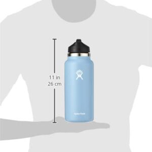 Hydro Flask 32 oz Wide Mouth Straw Lid Rain