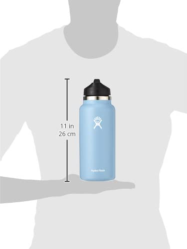 Hydro Flask 32 oz Wide Mouth Straw Lid Rain