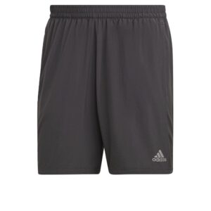 adidas run it shorts men's, grey, size m 7"