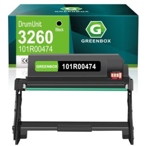 greenbox (no toner) compatible 101r00474 drum unit replacement for xerox 101r00474 drum for phaser 3260 3260di 3260dni 3260dn, workcentre 3215 3215ni 3225 3225dni 3225dn (drum, 1 pack)