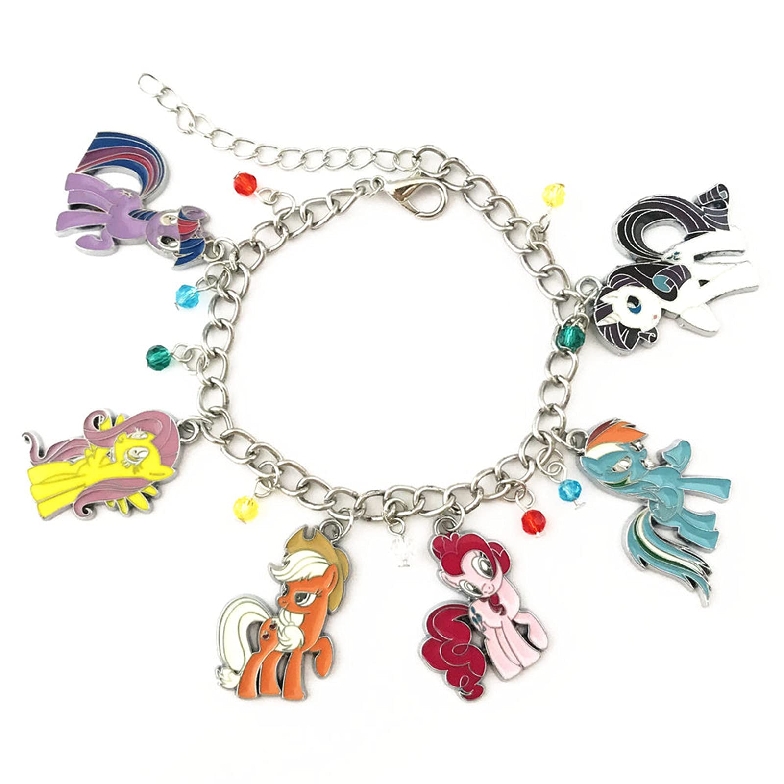 DreamWater Anime Cartoon Metal Charm Bracelet Gifts for Woman