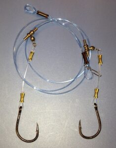 deep drop bait rig (naked, no skirt, three 3/0 circle hook)