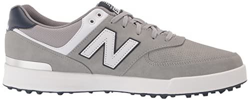 New Balance Men's 574 Greens Golf Shoe, Grey/White, 11