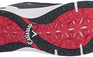 Callaway Women's Coronado v2 SL Golf Shoe, Blue/White/Red, 8.5