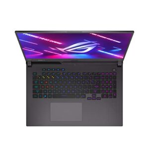 ASUS ROG Strix G17 (2021) Gaming Laptop, 17.3” 300Hz IPS Type WQHD Display, NVIDIA GeForce RTX 3070, AMD Ryzen 9 5900HX Processor, 16GB DDR4, 1TB PCIe SSD, RGB Keyboard, Windows 10, G713QR-ES96Q