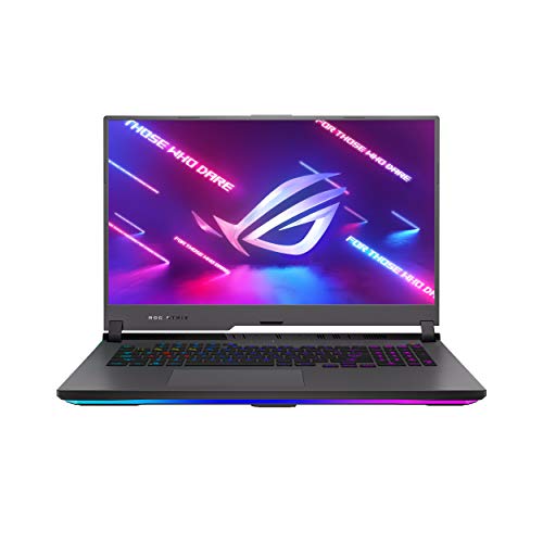 ASUS ROG Strix G17 (2021) Gaming Laptop, 17.3” 300Hz IPS Type WQHD Display, NVIDIA GeForce RTX 3070, AMD Ryzen 9 5900HX Processor, 16GB DDR4, 1TB PCIe SSD, RGB Keyboard, Windows 10, G713QR-ES96Q