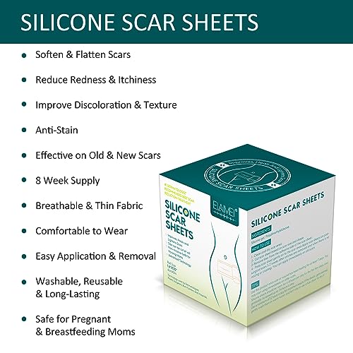 Silicone Scar Sheets (1.6” x 120” Roll-3M), Silicone Scar Tape Roll, Scar Silicone Strips, Reusable, Professional Scar Removal Sheets for C-Section, Surgery, Burn, Keloid, Acne et