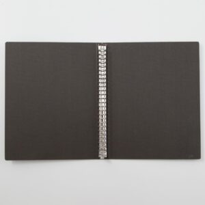 MUJI B5 Size 26 Rings Binder Recycled Paper Binder Dark Gray