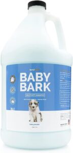 bark2basics baby bark puppy shampoo for dogs, gallon - naturally derived ingredients, formulated for puppies, professional grooming grade, gentle on dry or sensitive skin, made in the usa