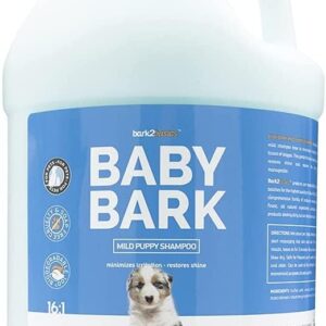 Bark2Basics Baby Bark Puppy Shampoo for Dogs, Gallon - Naturally Derived Ingredients, Formulated for Puppies, Professional Grooming Grade, Gentle on Dry or Sensitive Skin, Made in The USA