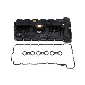 replacement engine valve cover with gasket - compatible with bmw - 2007-2013 - 2.5l, 3.0l - n51 & n52 engines, 128i, 323i, 328i, 328xi, 525xi, 528i, 528xi, 530i, 530xi, x3, x5, z4 replaces 11127552281