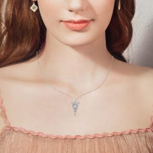 lotus & leaf Arwen Evenstar Necklace 925 Sterling Silver Lord of The Rings Merchandise Jewelry Lord of The Rings Necklace Gifts for Women Men