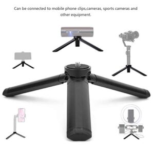 Action Camera Stand, Lightweight Desktop Tripod Easy to Store with 1/4" Screws for Mobile Phone Clips for Sports Cameras