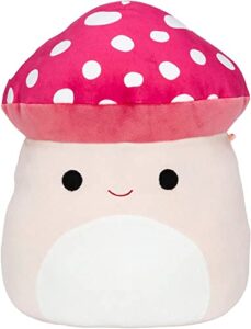 squishmallows official kellytoy 8 inch squishy soft plush toy animals (malcom mushroom)