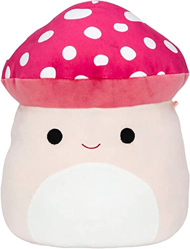 Squishmallows Official Kellytoy 8 Inch Squishy Soft Plush Toy Animals (Malcom Mushroom)