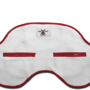 Handlebar Towel for Peloton Bike+, red trim, soft and absorbent