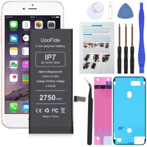 upgraded battery compatible with iphone 7 (4.7"), high capacity replacement battery iphone 7 battery a1660 a1778 a1779 with professional repair tools kit