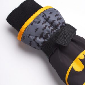 WARNER BROS Boys' Batman Ski Gloves - Superhero Logo Winter Ski Gloves or Mittens, Size 2T-4T, Batman Mitten