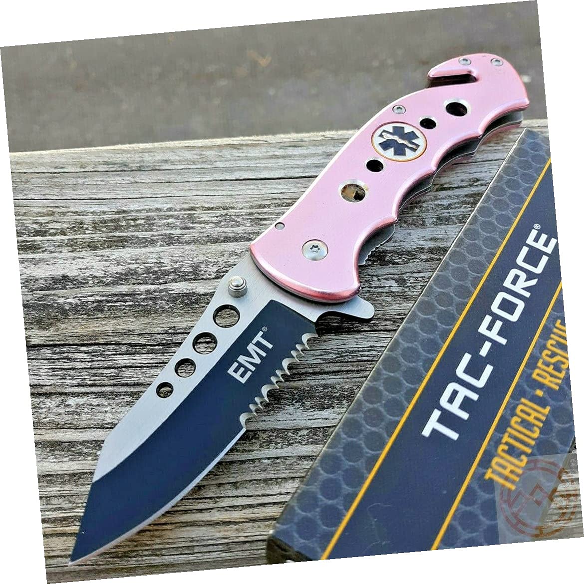 Linerlock Stainless Steel Open Folding Pocket Knife 3.25" Blade Aluminum Handle Outdoor Survival Hunting Knife for Camping by Survival Steel