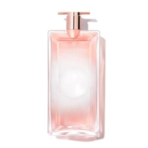 lancôme idôle aura eau de parfum - long lasting fragrance with notes of rose, jasmine & salted vanilla - sunny & floral women's perfume - 3.4 fl oz