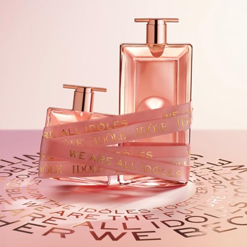 Lancôme Idôle Aura Eau de Parfum - Long Lasting Fragrance with Notes of Rose, Jasmine & Salted Vanilla - Sunny & Floral Women's Perfume - 3.4 Fl Oz