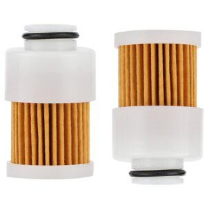 2 pack 68v-24563-00-00 fuel filter yamaha 50hp 60hp 75hp 90hp 115hp 4 stroke outboard replaces sierra 18-7979 mercury 881540 filter 3 microscopic oe filtration rating