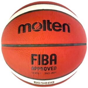 molten official olympic fiba indoor outdoor basketball, men's size 7, synthetic leather