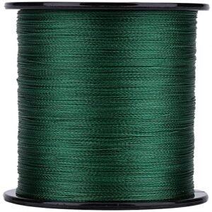 multifilament fish line, sea fish wire fishing line multi-filament fish rope cord for fishing enthusiast for fishing(green, 1.5)