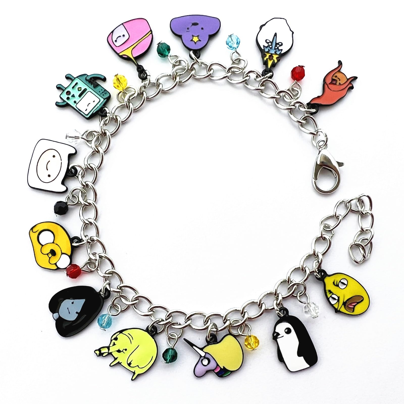 DreamWater Anime Cartoon Metal Charm Bracelet Gifts for Woman