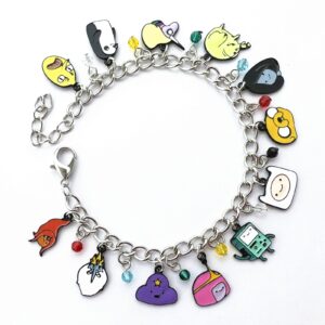 DreamWater Anime Cartoon Metal Charm Bracelet Gifts for Woman