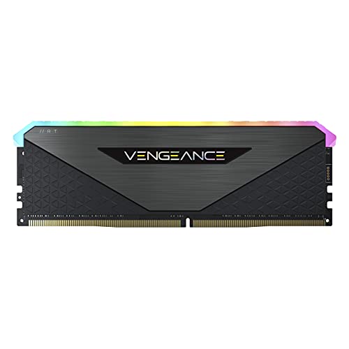 CORSAIR Vengeance RGB RT 32GB (2x16GB) DDR4 3600 (PC4-28800) C16 1.35V Desktop Memory, Black