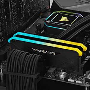 CORSAIR VENGEANCE RGB RS 32GB (2x16GB) DDR4 3600 (PC4-28800) C18 Desktop memory