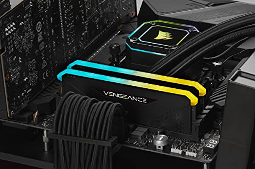 CORSAIR VENGEANCE RGB RS 32GB (2x16GB) DDR4 3600 (PC4-28800) C18 Desktop memory