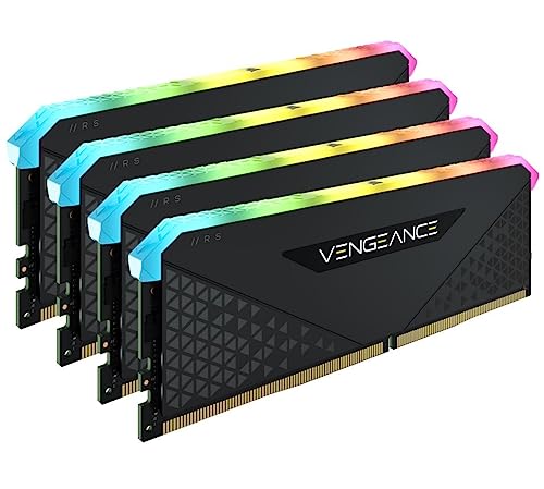 CORSAIR Vengeance RGB RS 32GB (4x8GB) DDR4 3200 (PC4-25600) C16 Desktop Memory