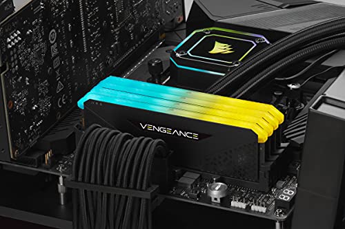 CORSAIR Vengeance RGB RS 32GB (4x8GB) DDR4 3200 (PC4-25600) C16 Desktop Memory