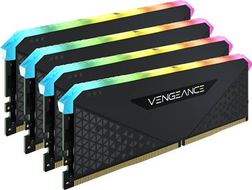 CORSAIR Vengeance RGB RS 32GB (4x8GB) DDR4 3200 (PC4-25600) C16 Desktop Memory